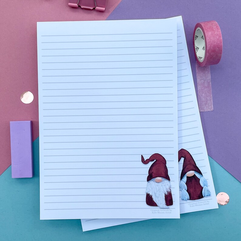 A5 Gnome Gonk Notepad With 50 Tear off Sheets - Etsy UK