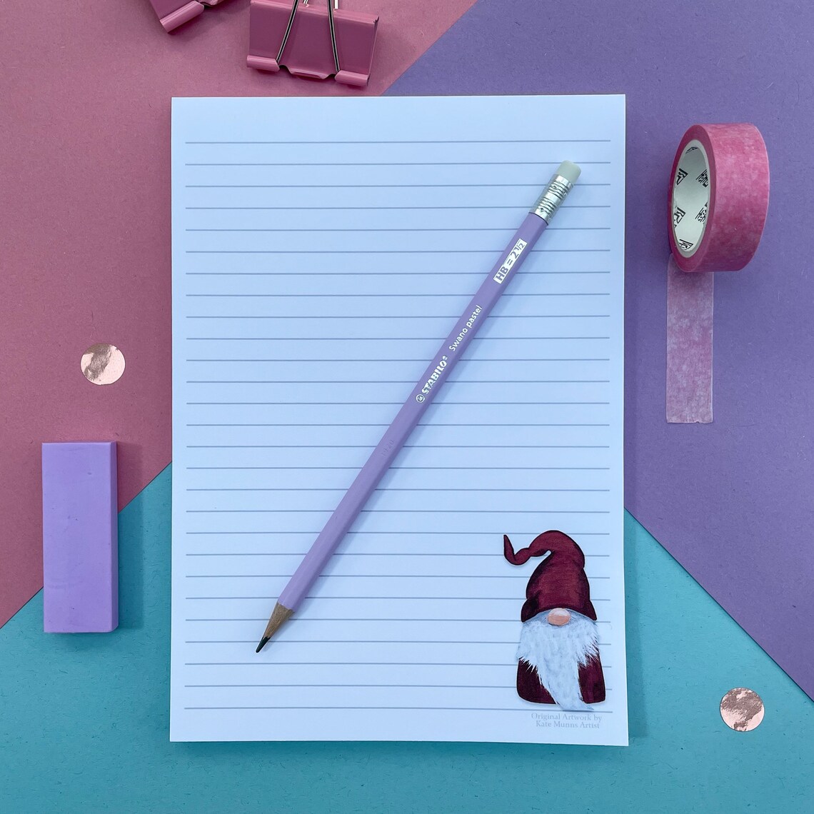 A5 Gnome Gonk Notepad With 50 Tear off Sheets - Etsy UK