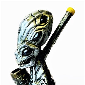 Alien Tobacco Pipe Smoking Large Pipe Handmade Pipes Collectible 7 Inch ...