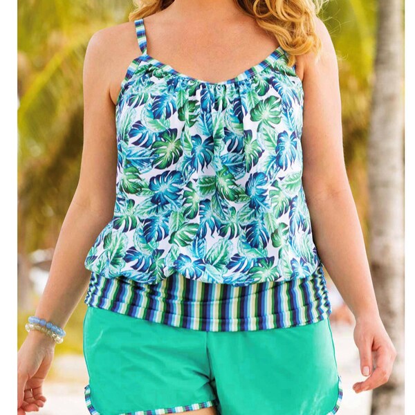 Open Back Tankini - Etsy
