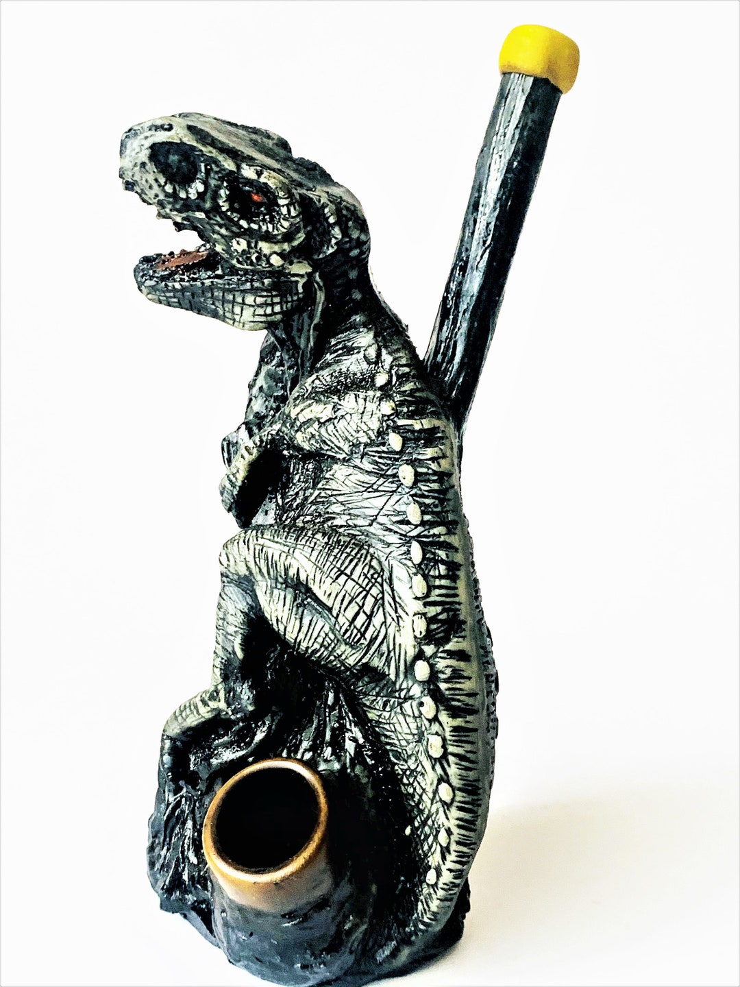 Dinosaur Tobacco Smoking Pipe Handmade Collectible 6 Inch Tall - Etsy