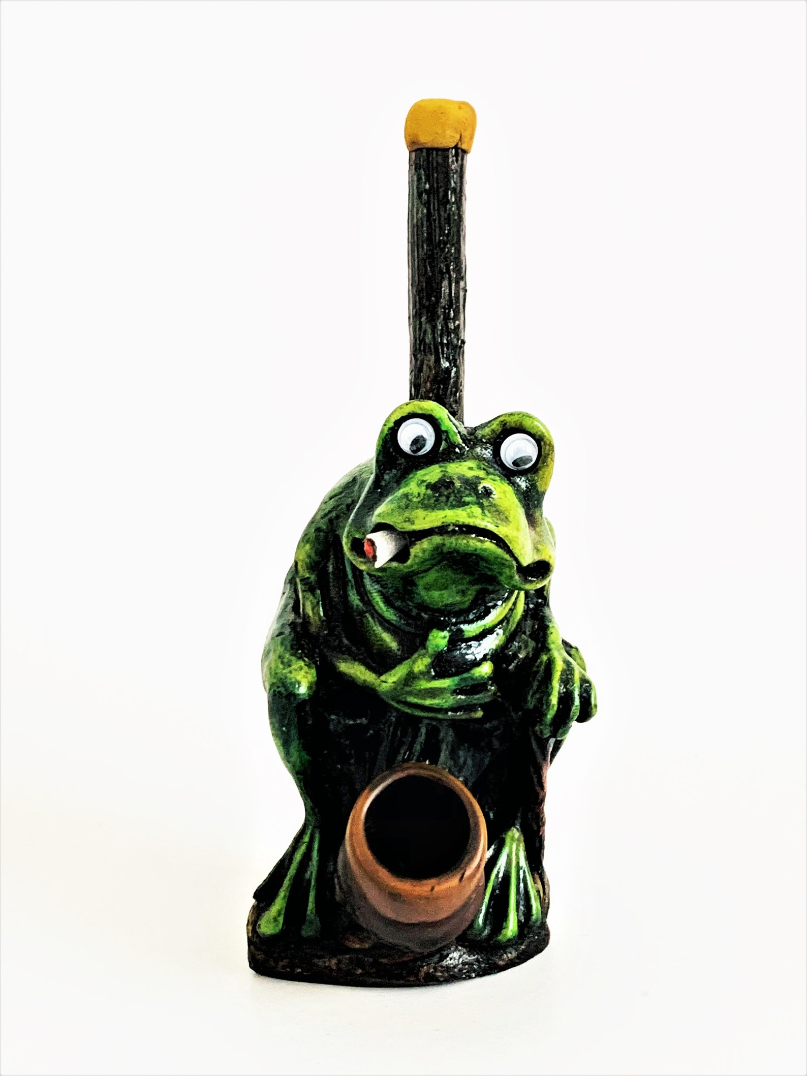 Sitting Frog Tobacco Smoking Pipes Large Pipe Handmade - Etsy