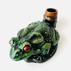 Frog Tobacco Pipes Smoking Large Pipe Handmade Collectible 6 Inch - Etsy