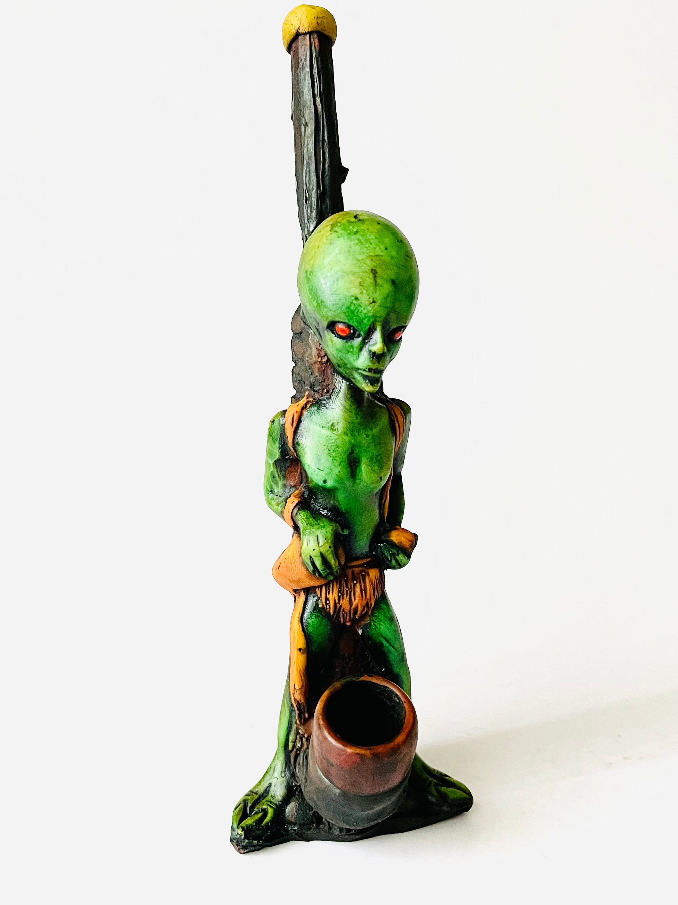 Green Alien Tobacco Pipe Smoking Large Pipe Handmade Pipes - Etsy