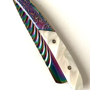 Razor Blade Knife Antique Design Stainless Steel Titanium - Etsy