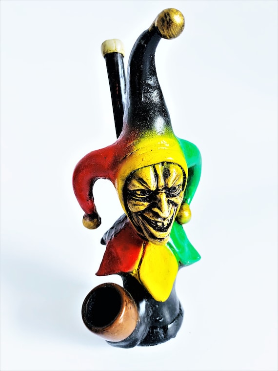 The Jester Tobacco Smoking Large Pipe Handmade Pipes - Etsy