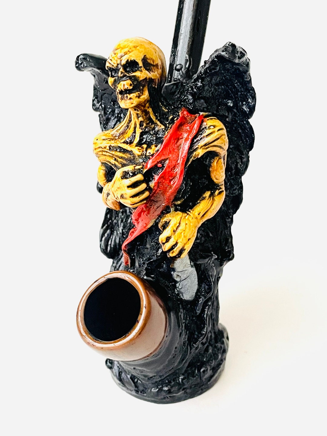 Skeleton Tobacco Pipes Smoking Large Pipe Handmade Collectible - Etsy