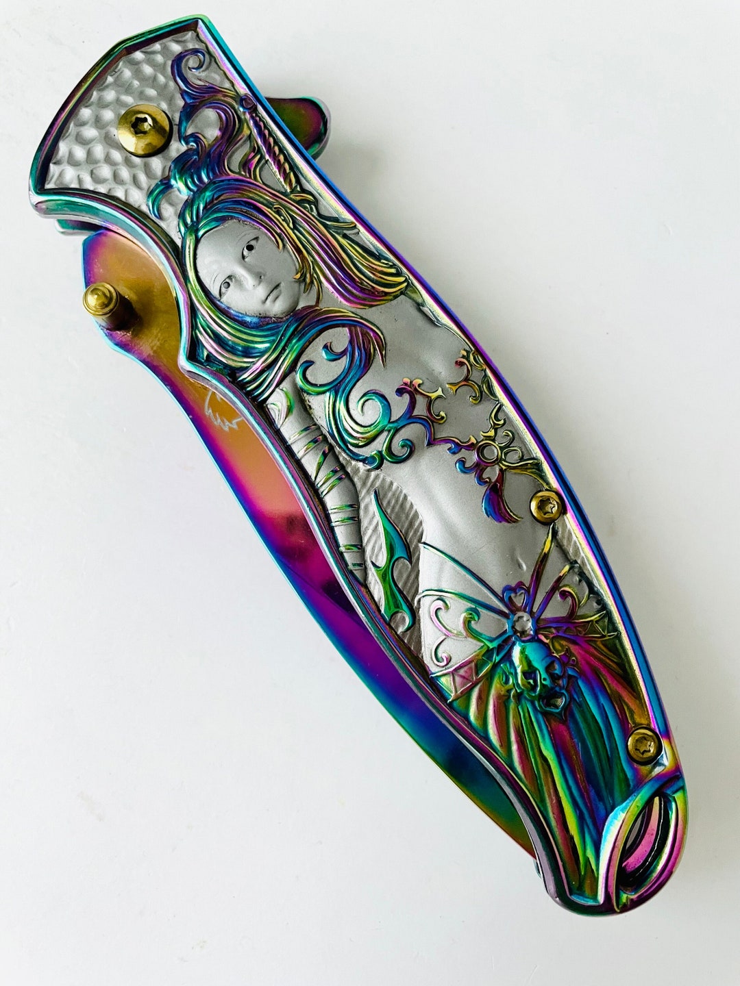 Collectible Sailor's Mermaid Knife Antique Design Stainless Steel 3D - Etsy