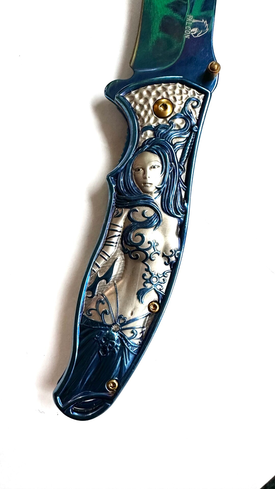 Collectible Dark Night Witch Demon Knife Antique Design Stainless Steel ...