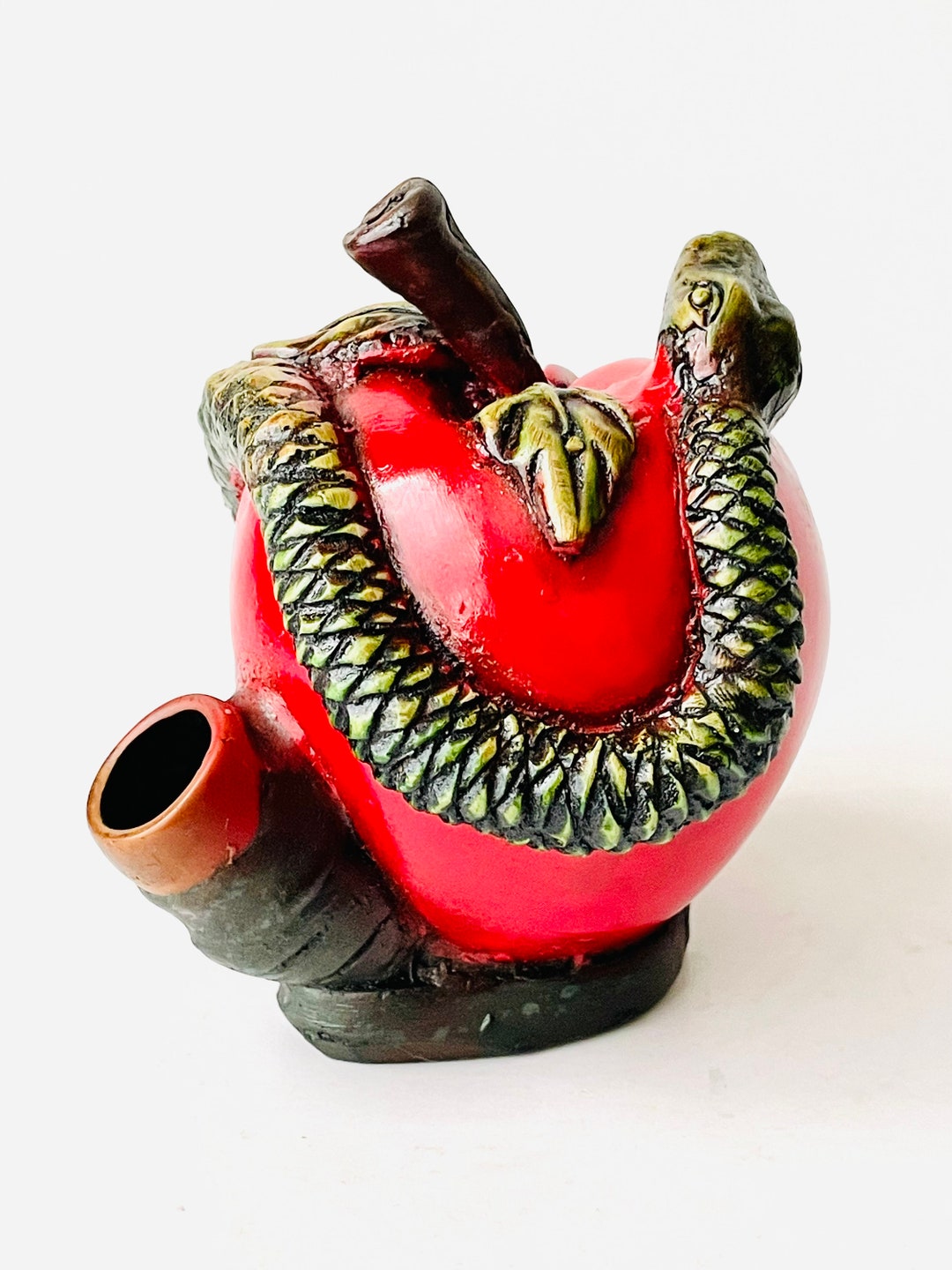 Adam's Apple Smoking Pipe Large Pipe Handmade Collectible 6 Inch Tall ...