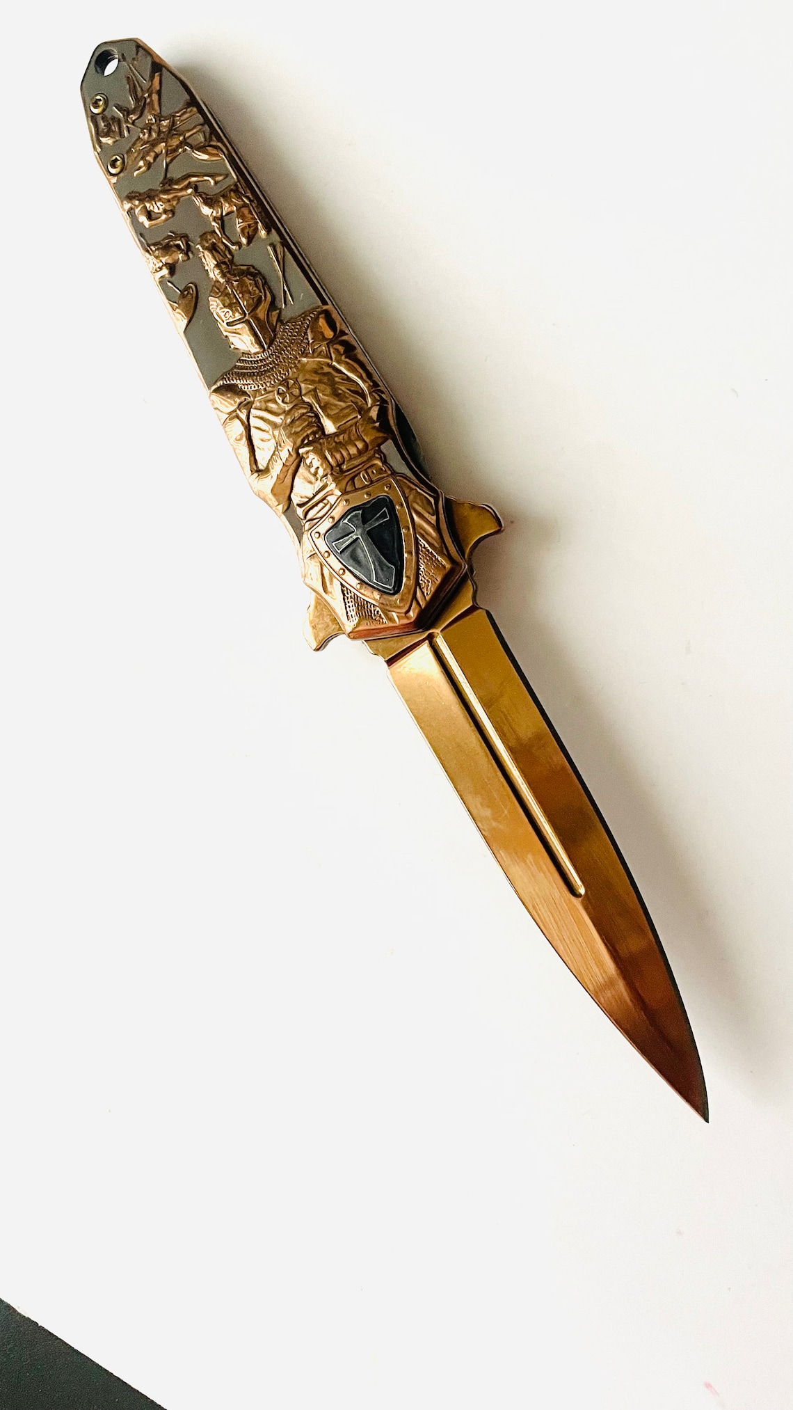 Collectible 3D Knight Knife Antique Design Stainless Steel - Etsy