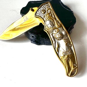 Collectible Dark Night Witch Demon Knife Antique Design Stainless Steel ...