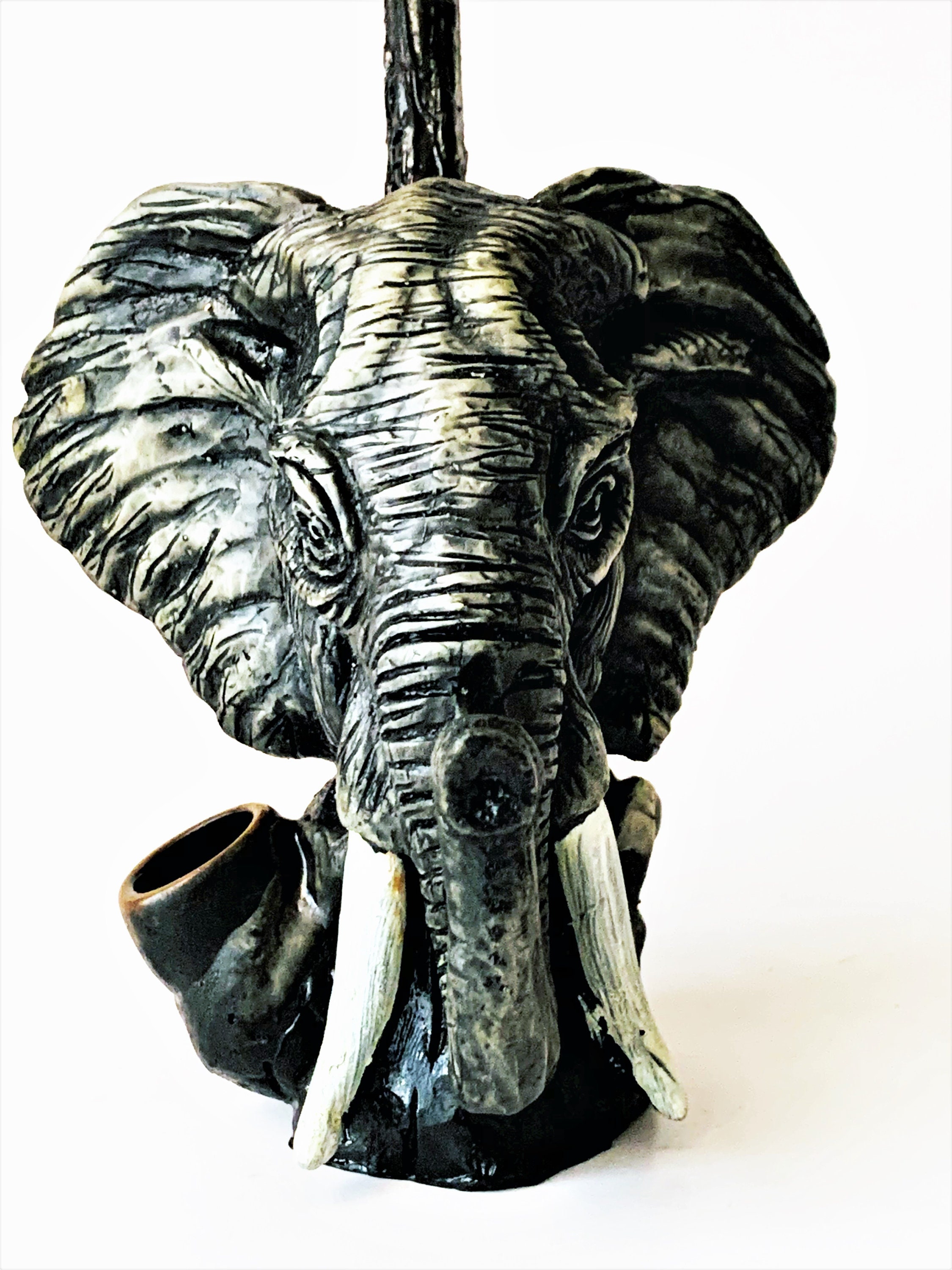 Elephant Tobacco Smoking Pipe Large Pipe Handmade Collectible | Etsy