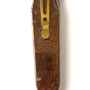 Collectible 3D Knight Knife Antique Design Stainless Steel Rose Gold - Etsy