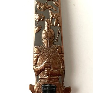 Collectible 3D Knight Knife Antique Design Stainless Steel Rose Gold - Etsy