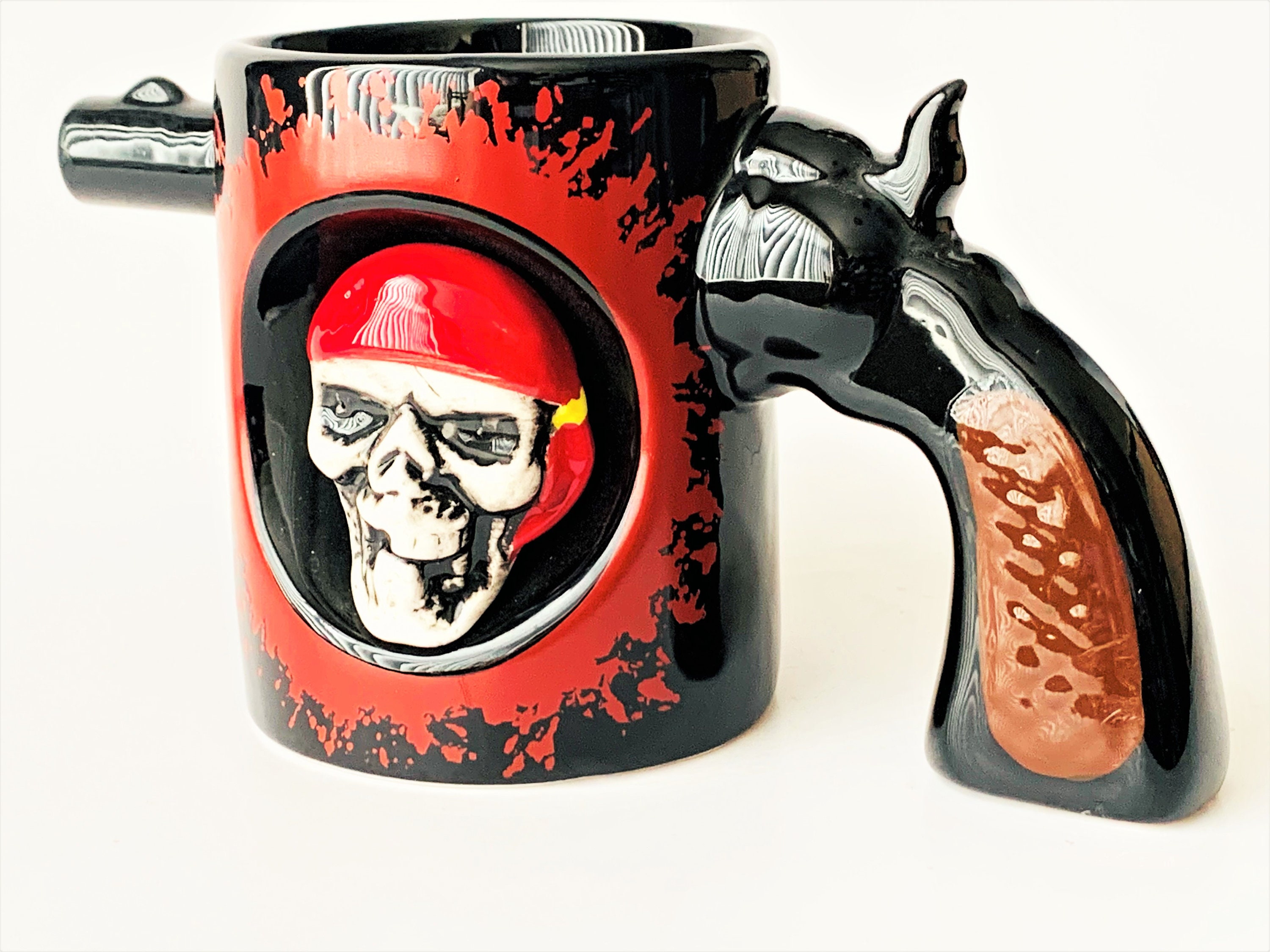 Large Pirate Mug With Gun 3D Pirate Head Ceramic Coffee Mug - Etsy