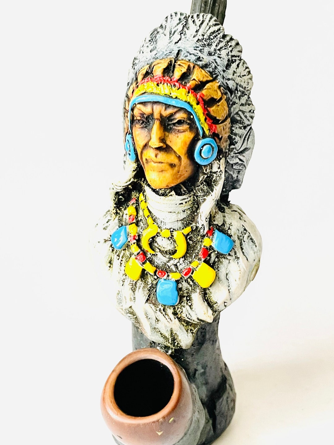 Native American Tobacco Pipe Smoking Large Indian Pipe Handmade Pipes ...