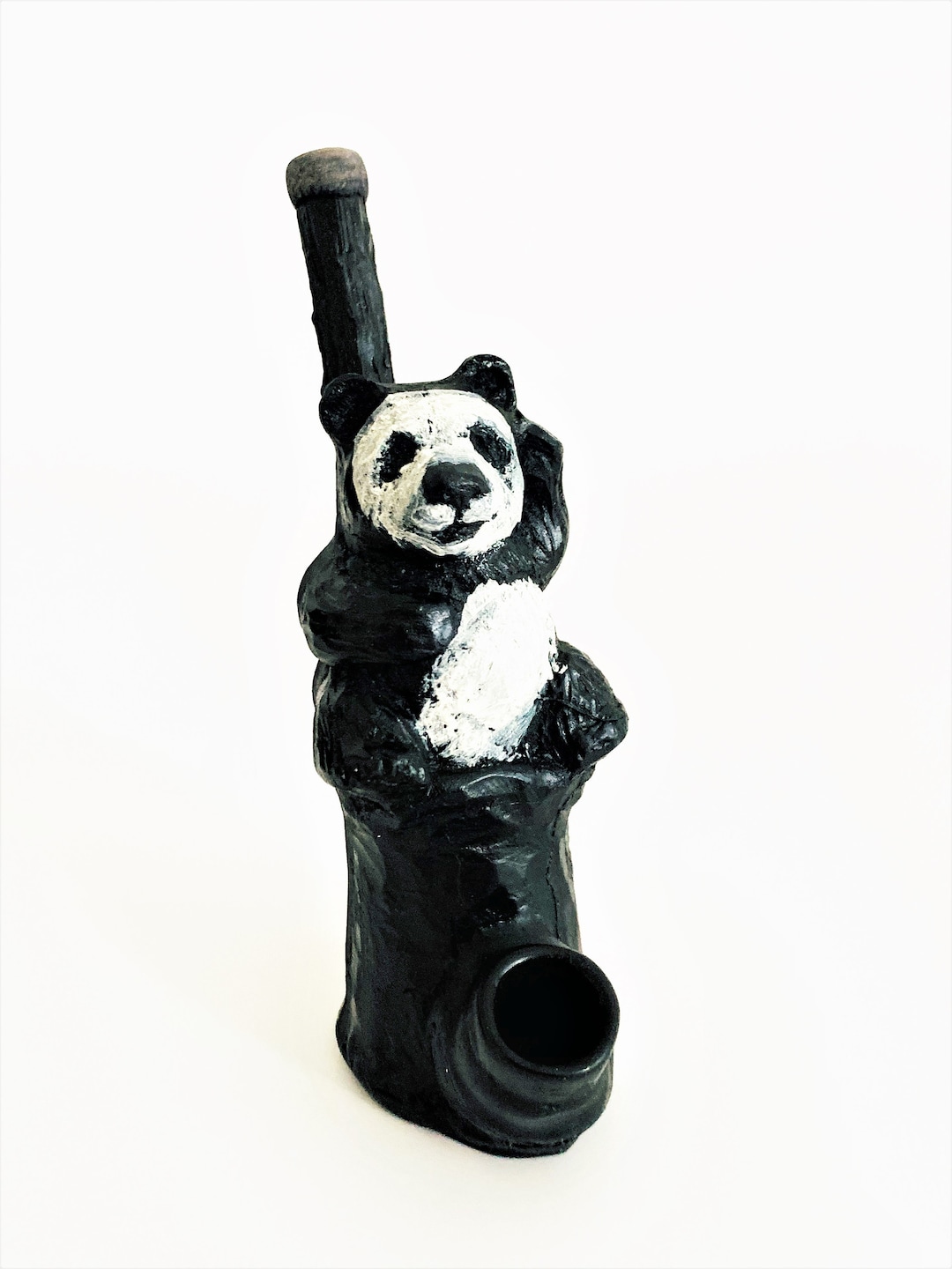 Panda Tobacco Smoking Large Pipe Handmade Pipes Collectible 6 Inch Tall ...
