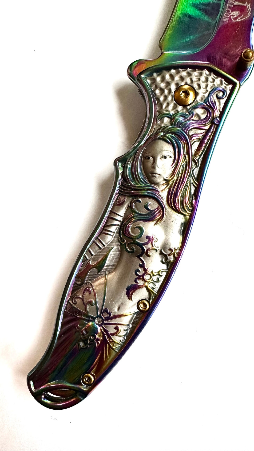 Collectible Dark Night Witch Demon Knife Antique Design Stainless Steel ...