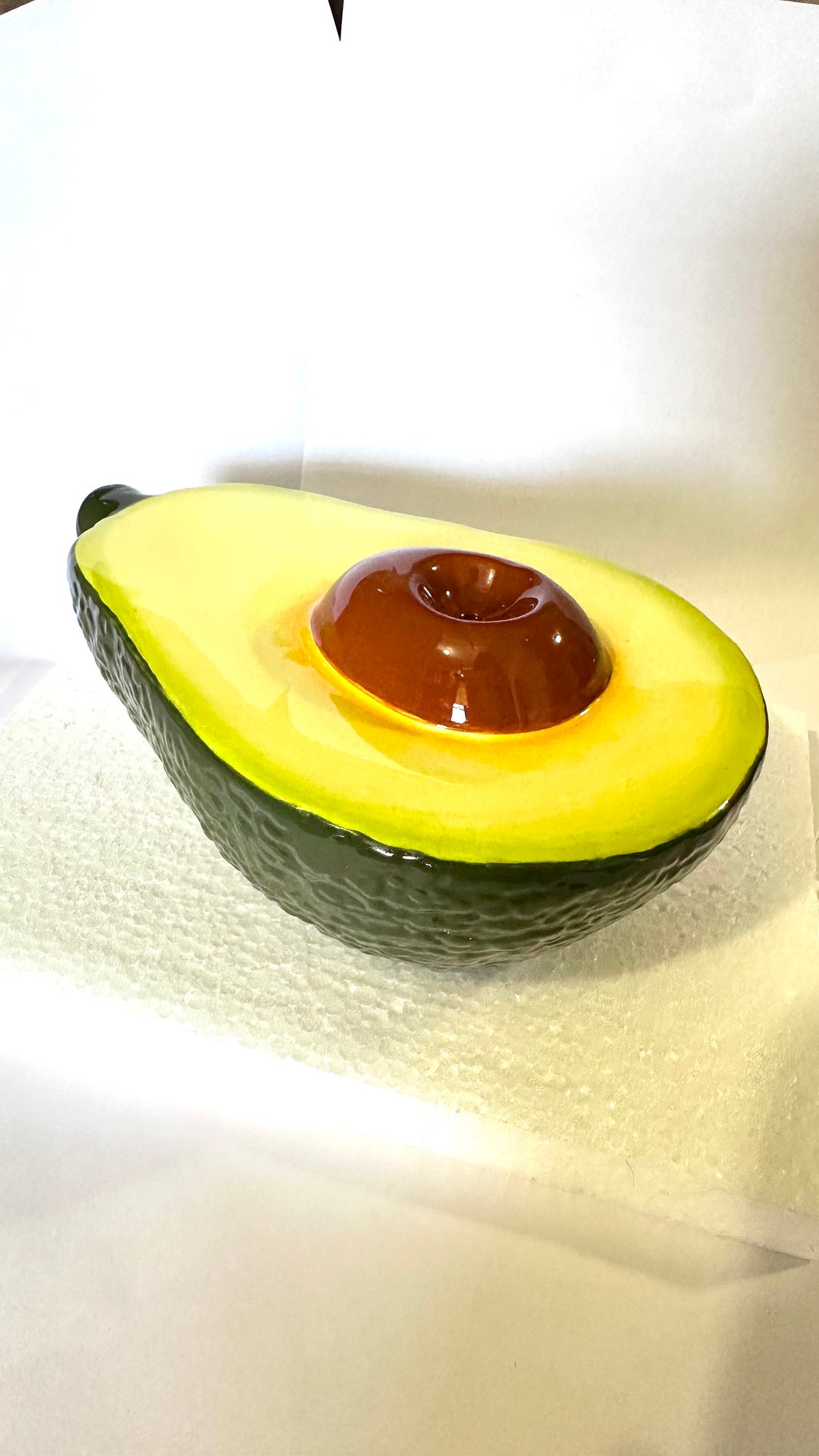 Avocado Tobacco Pipe Smoking Large Ceramic Handmade Collectible - Etsy