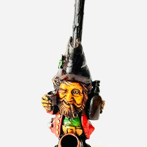 Drunk Dwarf Tobacco Pipes Smoking Large Pipe Handmade Collectible 7 ...