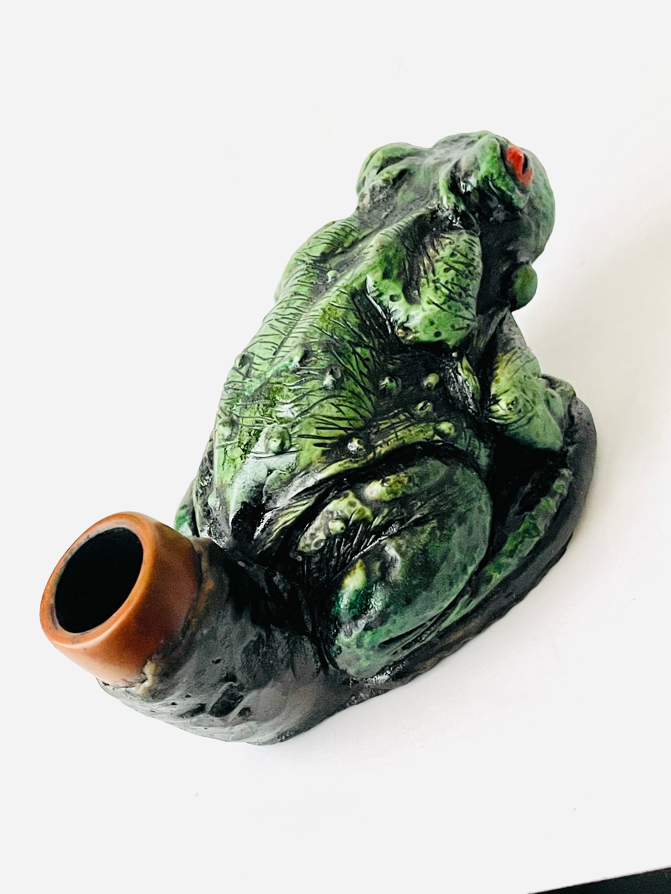 Frog Tobacco Pipes Smoking Large Pipe Handmade Collectible 6 - Etsy