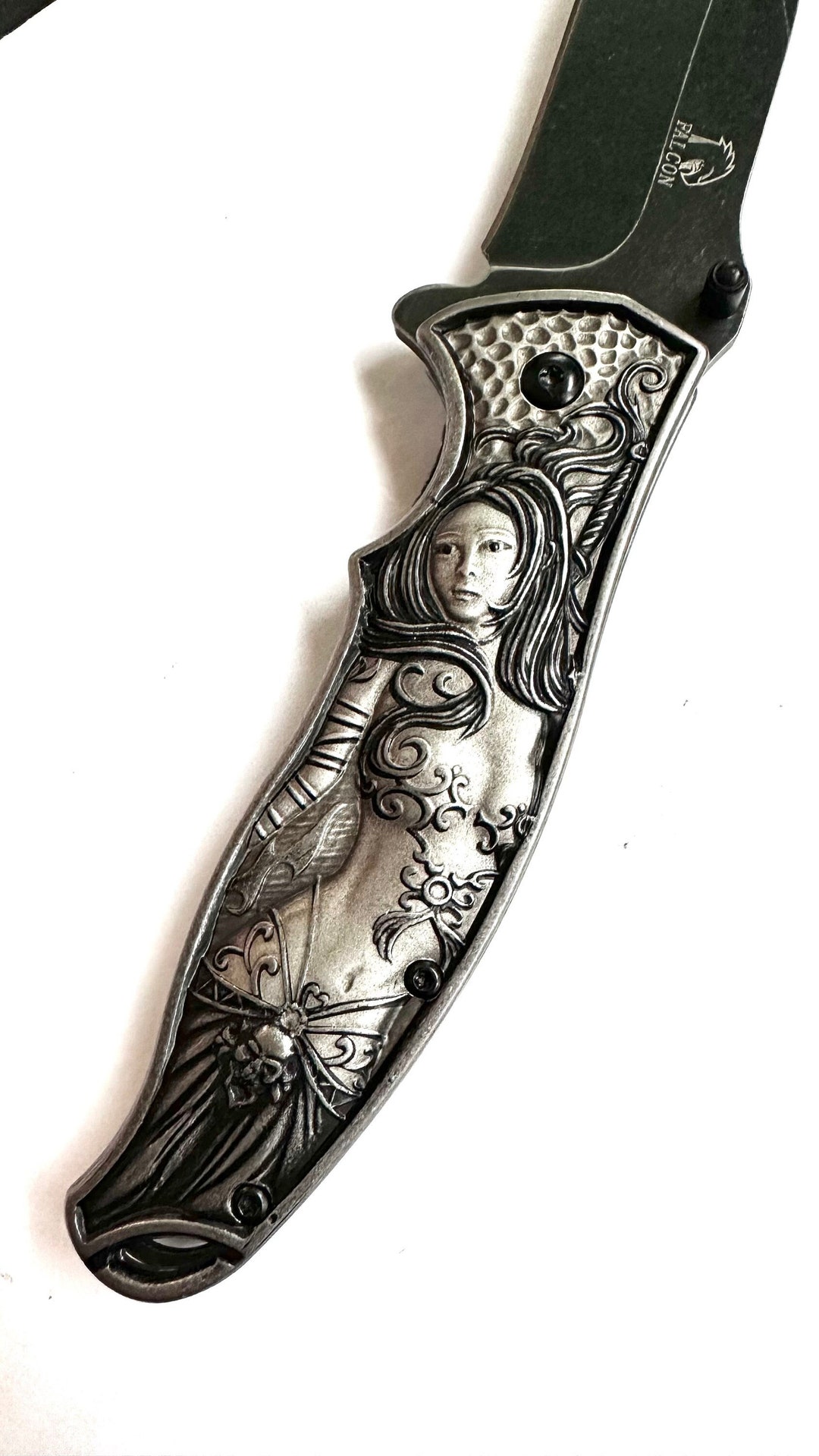 Collectible Dark Night Witch Demon Knife Antique Design Stainless Steel ...