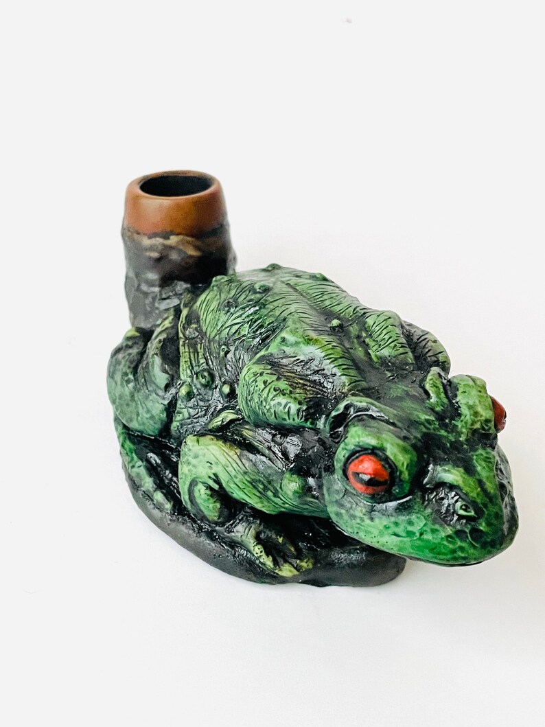 Frog Tobacco Pipes Smoking Large Pipe Handmade Collectible 6 - Etsy