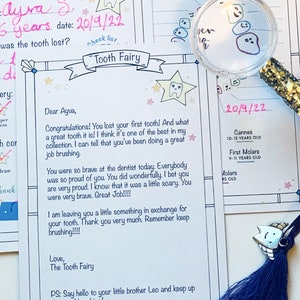 A Magical Letter From the Tooth Fairy - Kids Tooth Chart - Lost My ...