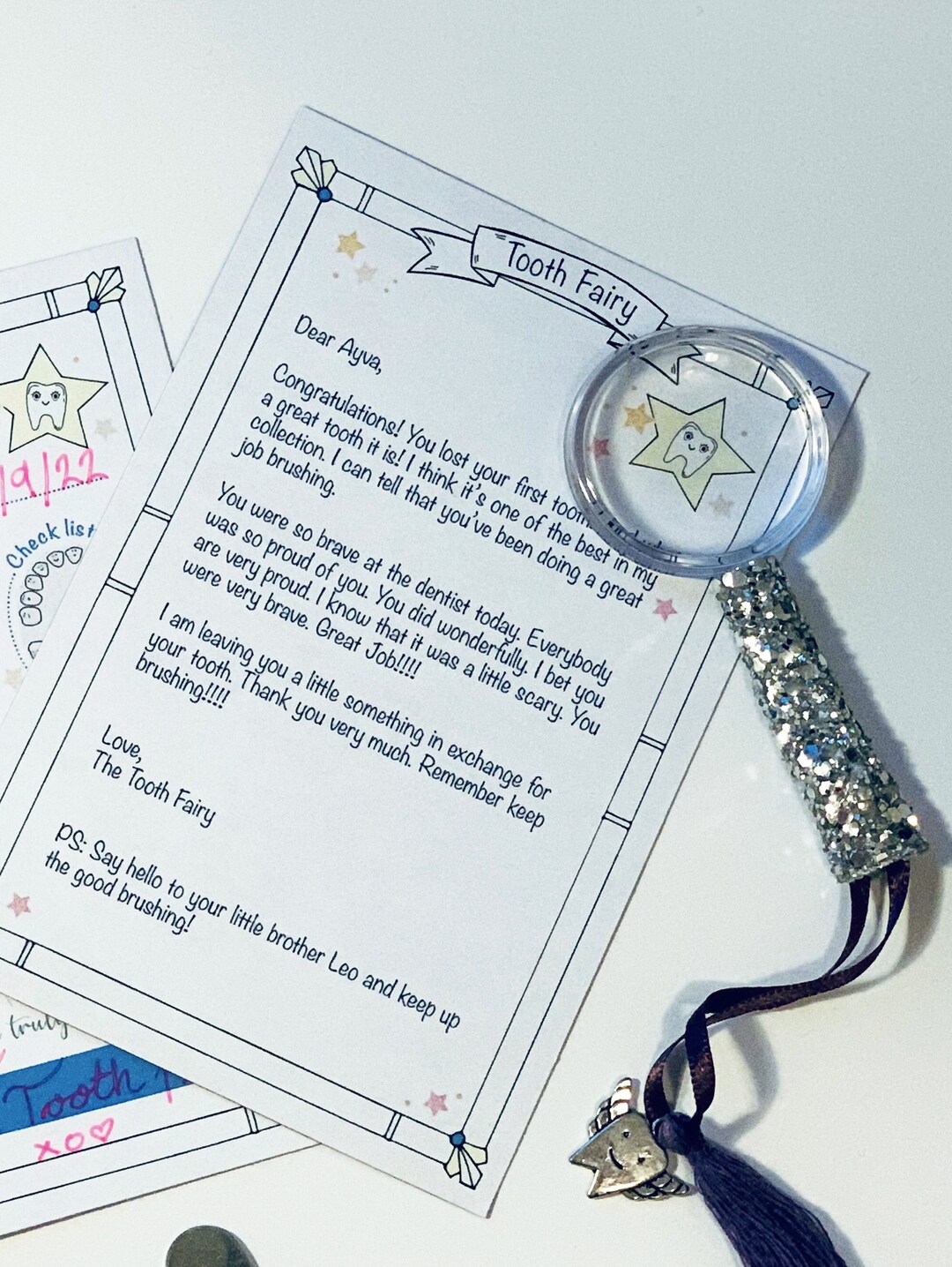 A Magical Letter From the Tooth Fairy - Kids Tooth Chart - Lost My ...