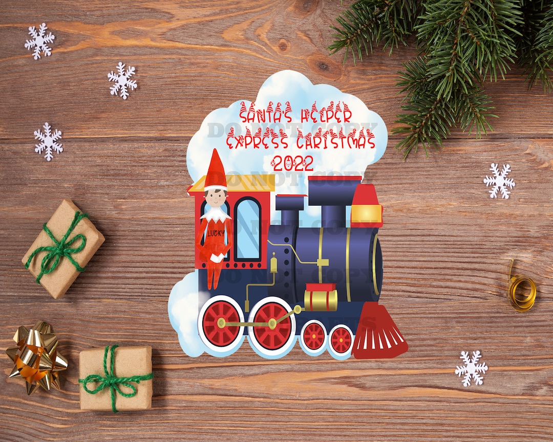 Handmade Sublimated Train Ornament - Etsy