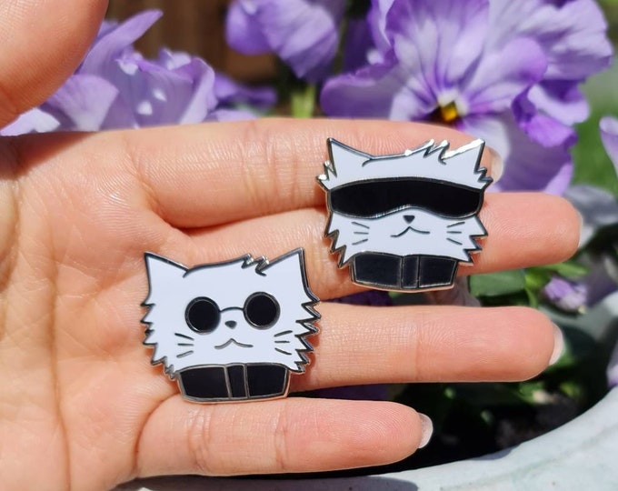 Neko Gojo Pins - Etsy