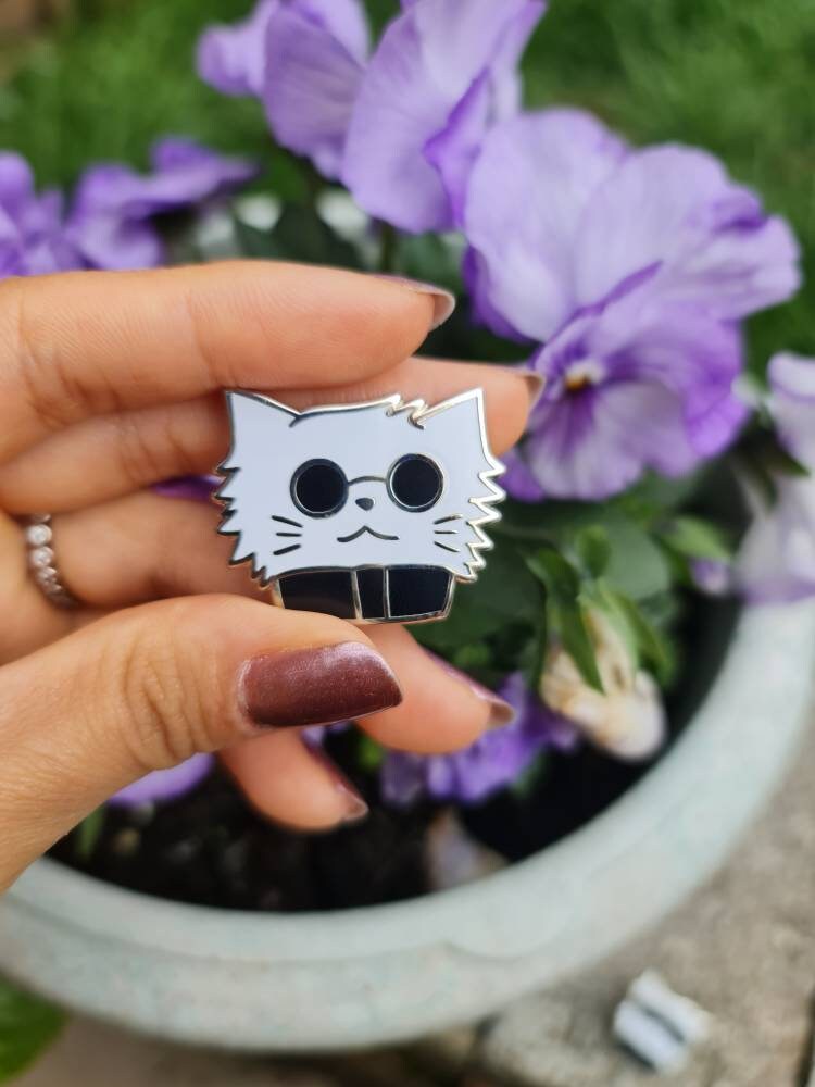 Neko Gojo Pins - Etsy