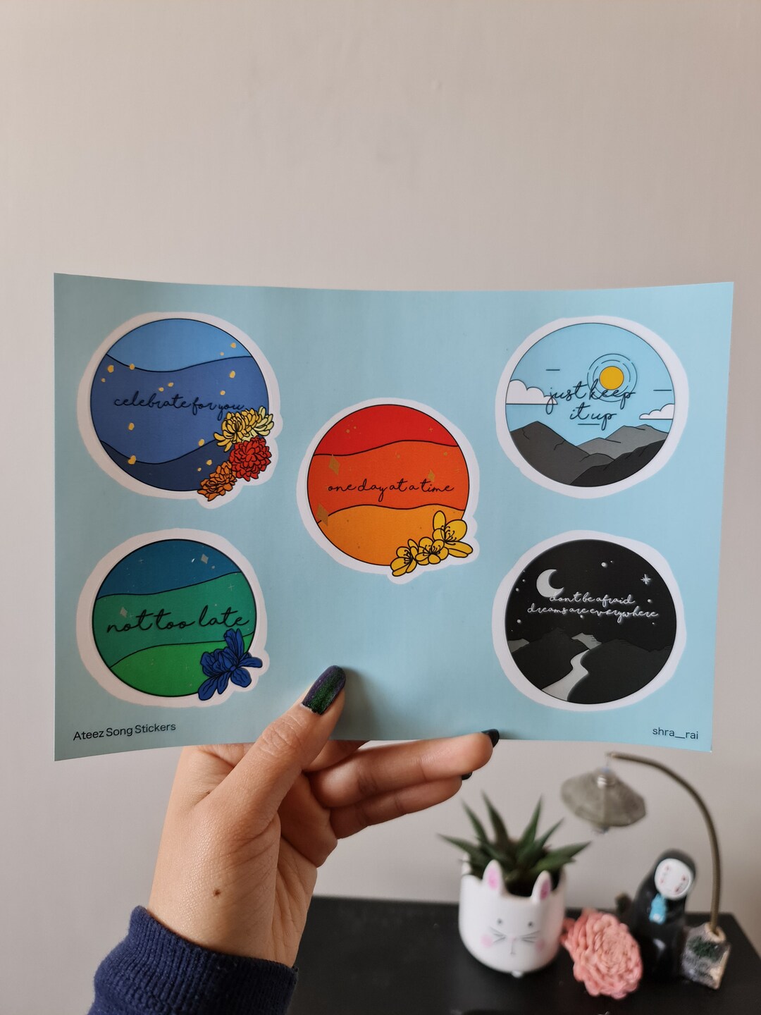 Ateez Song Sticker Sheet - Etsy