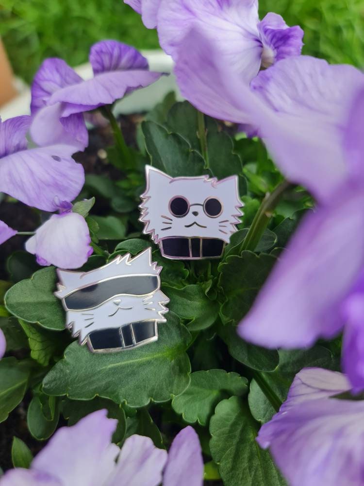 Neko Gojo Pins - Etsy
