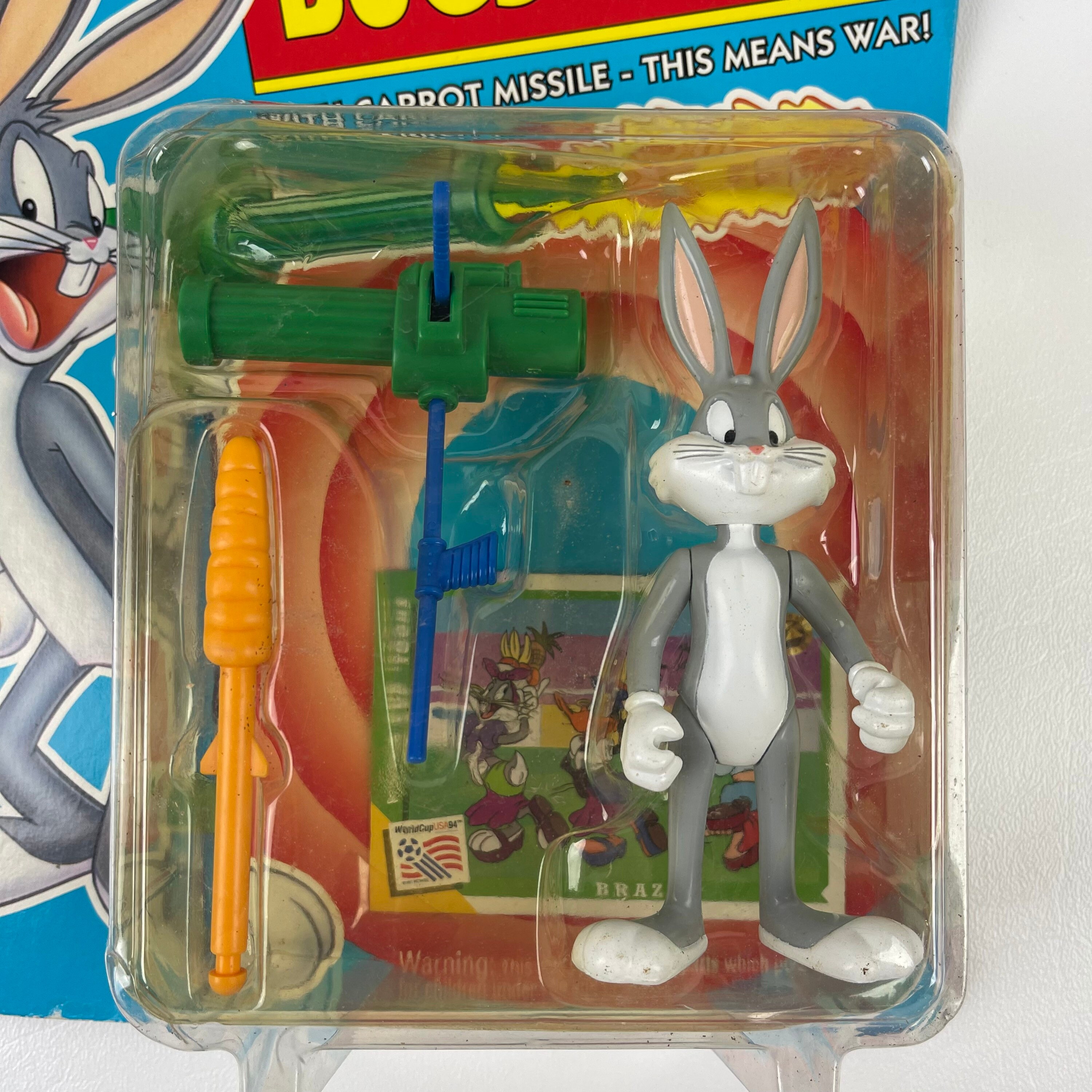 Vintage Tyco Looney Tunes Bugs Bunny Action Figure With Carrot - Etsy