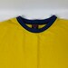 Vintage 90s Ringer Shirt Mac Sport Yellow Short Sleeve Oversized T ...