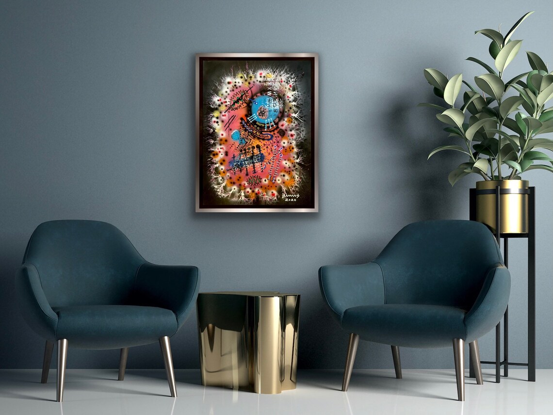 TITLE: INTELLIGENT DESIGN 2020 Art Modern Art | Etsy