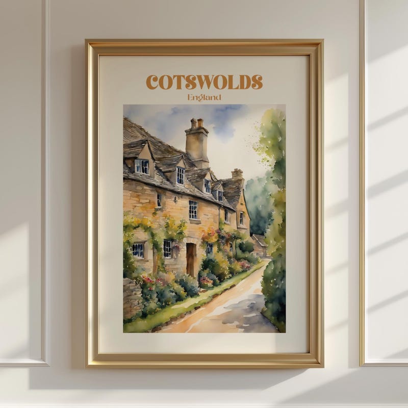 Cotswold Landscape Art - Etsy