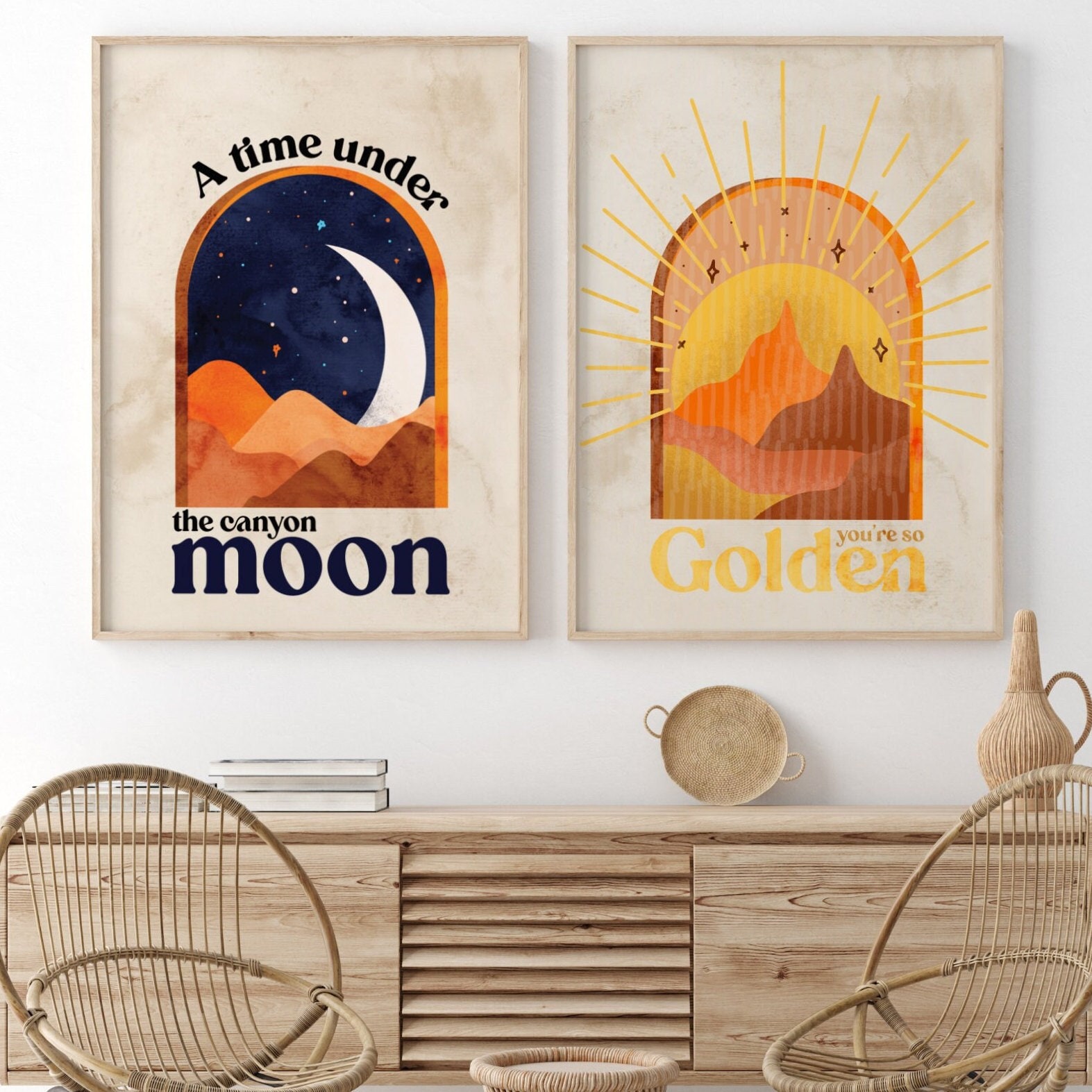 Harry Styles Set of 2 Print Boho Decor Harry Styles Print - Etsy