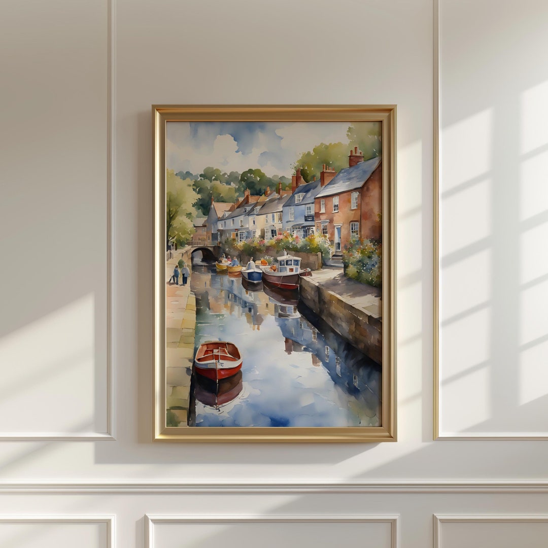 Morpeth Watercolor Poster, UK Travel Wall Art, Morpeth Print, Art ...