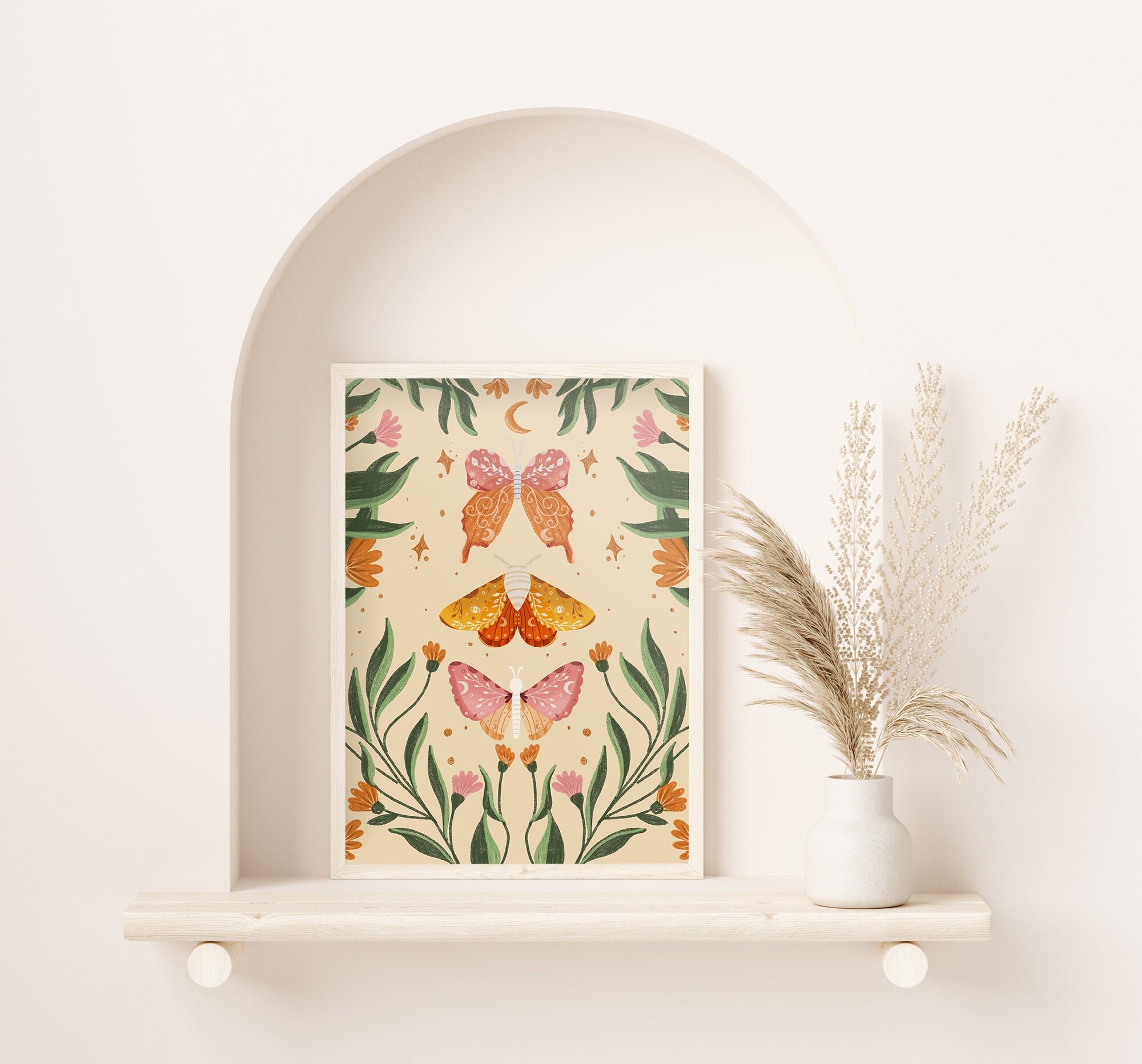 PRINTABLE ART Boho Butterflies Girl's Room Decor - Etsy