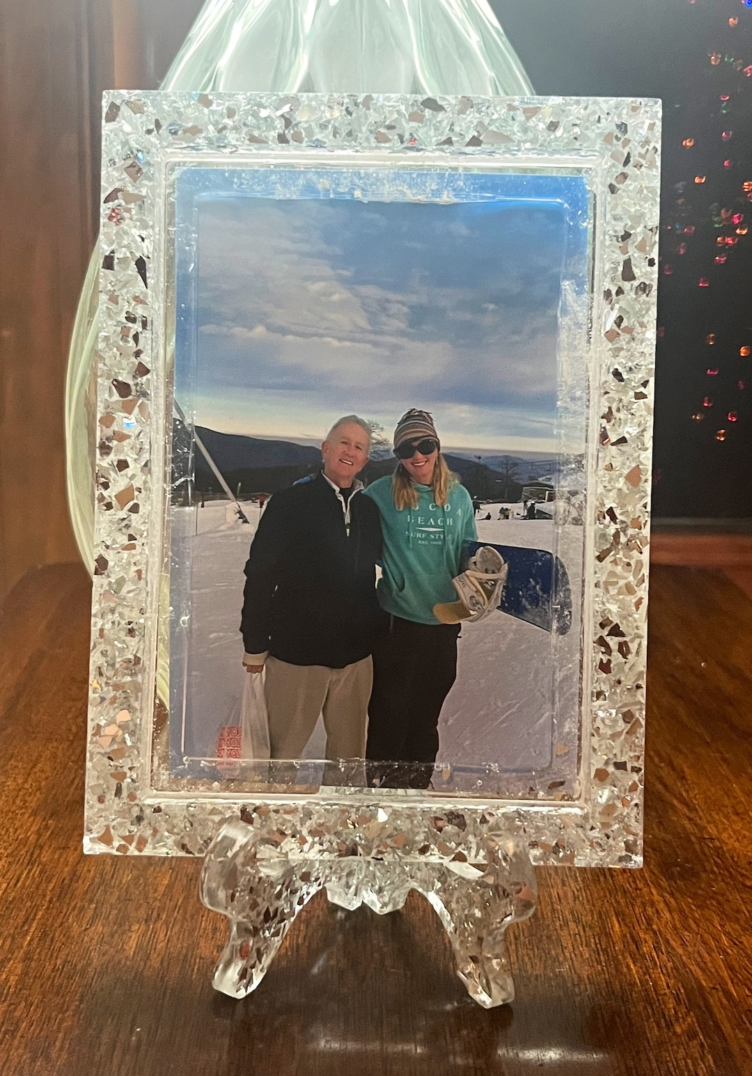 Glass Epoxy Picture Frame - Etsy