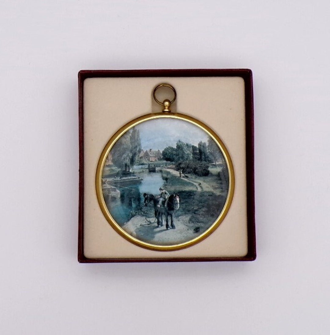 Peter Bates Miniature Wall Plaque- Flatford Mill- John Constable- Made ...