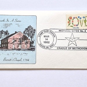 United States Methodist Church First Day Issue Commemorative Stamp ...
