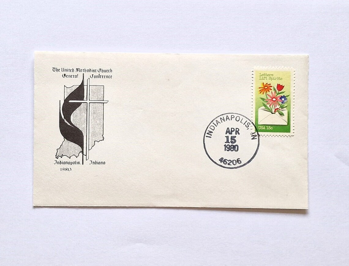 United States Methodist Church First Day Issue Commemorative Stamp ...