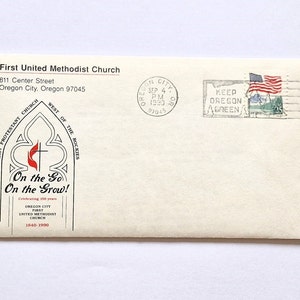 United States Methodist Church First Day Issue Commemorative Stamp ...
