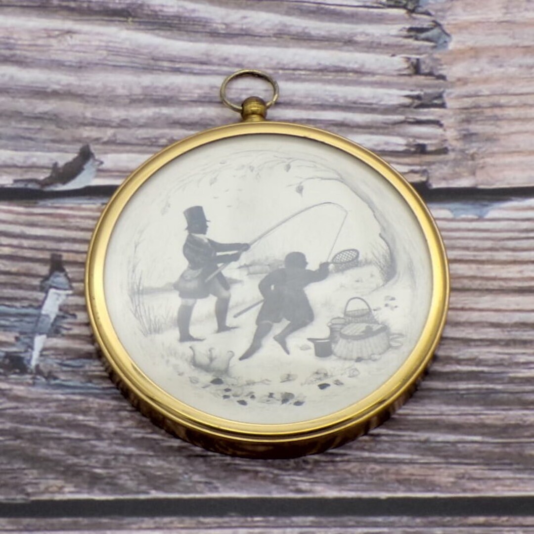 Peter Bates Miniature Wall Plaque- the Fishermen - Etsy