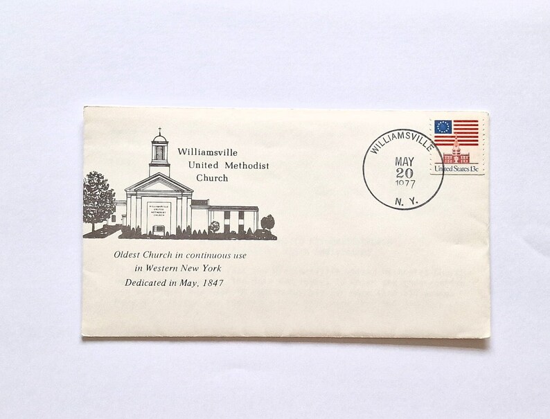 United States Methodist Church First Day Issue Commemorative Stamp ...