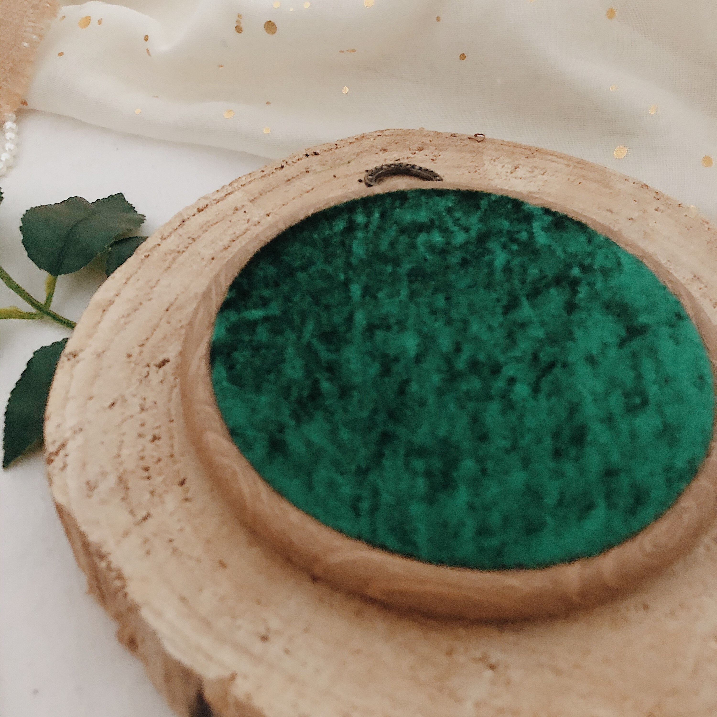 Enchanted Forest Pin Hoop green Velvet - Etsy